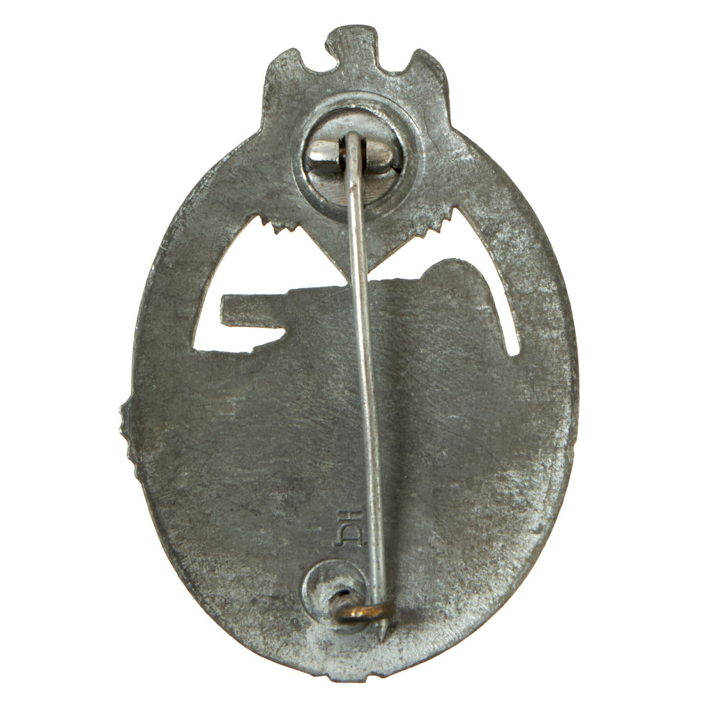 Original German WWII Panzer Assault Tank Badge by Hermann Aurich - Sil ...