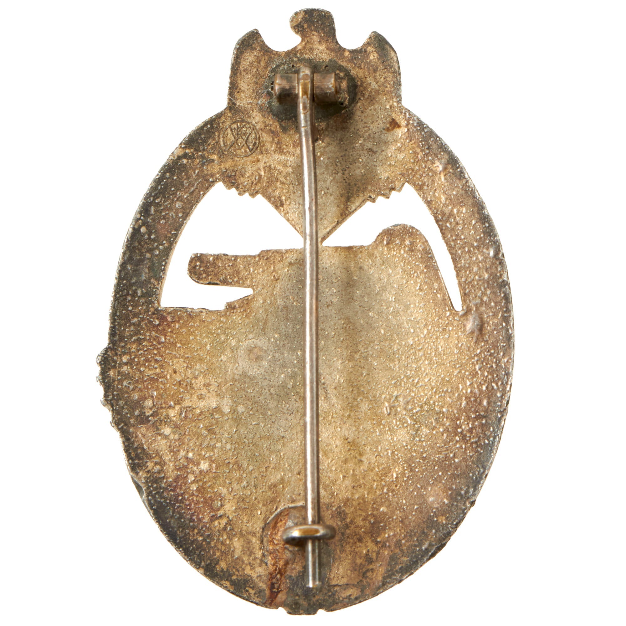 Original German WWII Early Silver Grade Panzer Assault Tank Badge by K ...