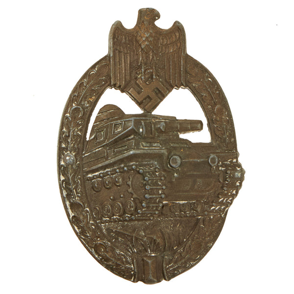 Original German WWII Panzer Assault Tank Badge by A. D. Schwerdt of St ...