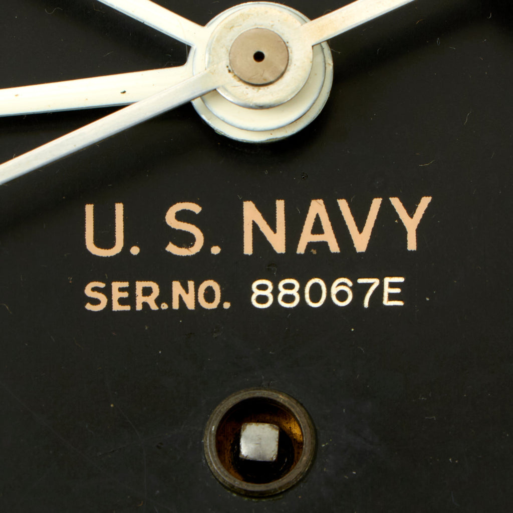 Original U.S. WWII US Navy 24 Hour Ship’s Clock with Original Winding ...