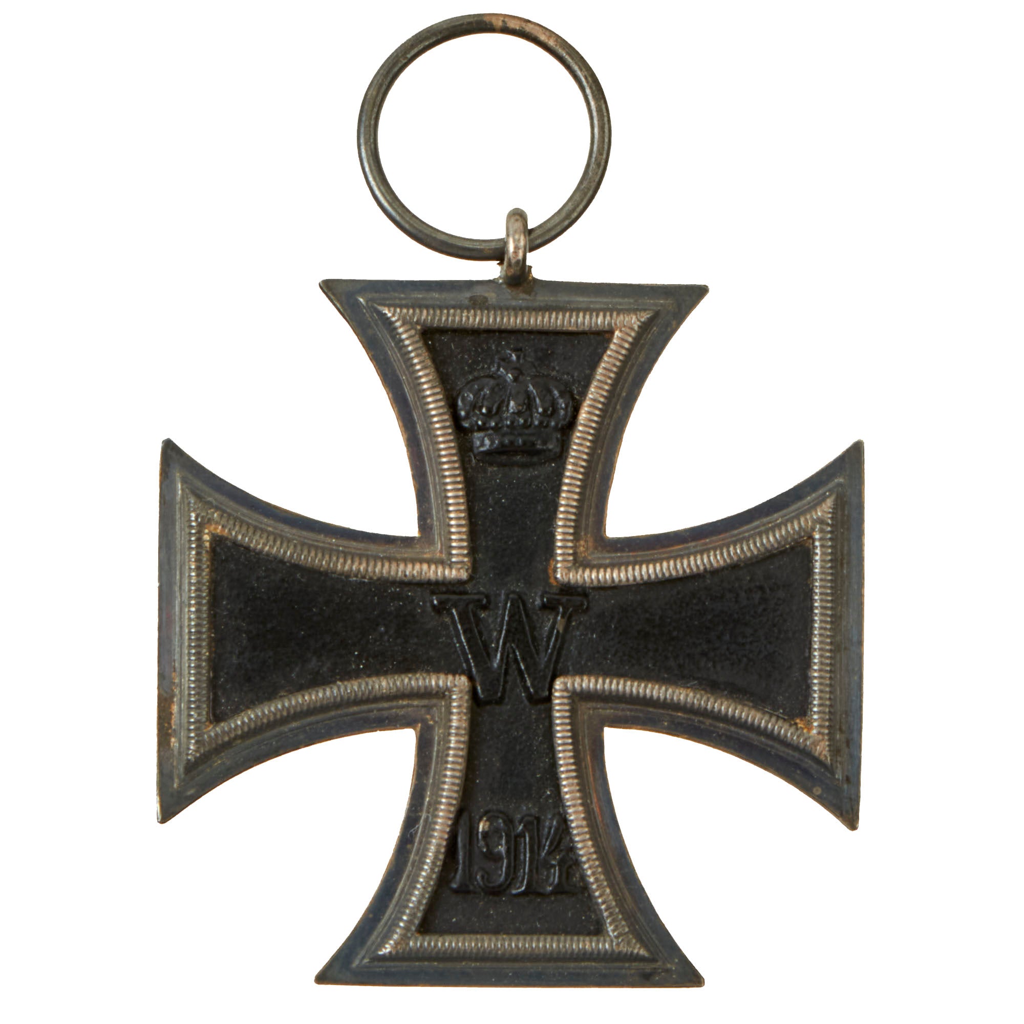 Original Imperial German WWI Prussian Iron Cross 2nd Class 1914 in Sca ...