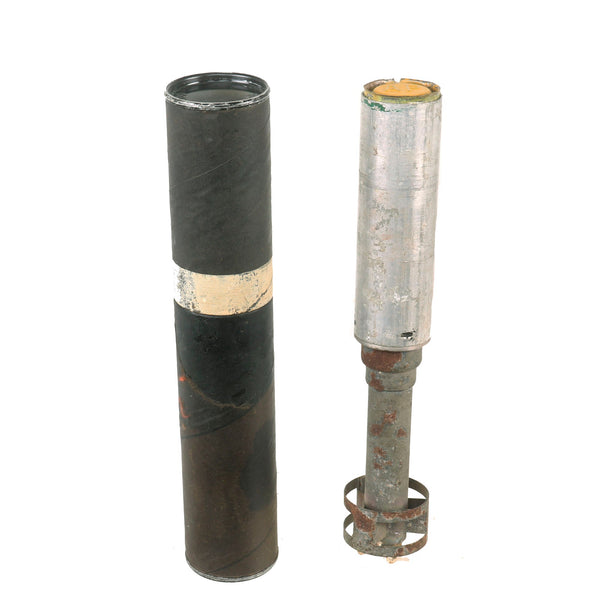 Original U.S. WWII M21A1 Amber Star Signal Parachute Flare and M23 ...