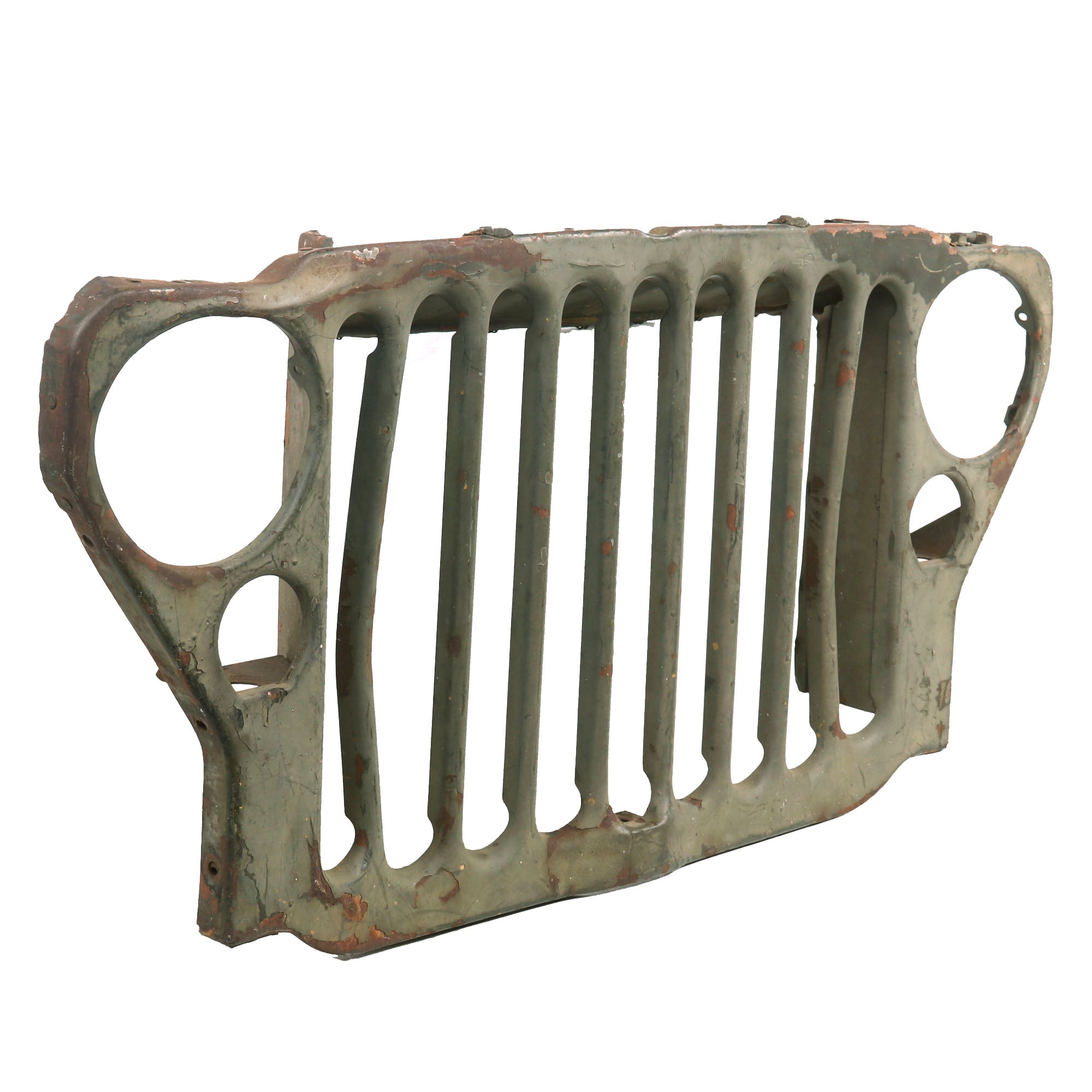 Original U.S. WWII Ford GPW Jeep Front Grille with Radiator Deflector ...