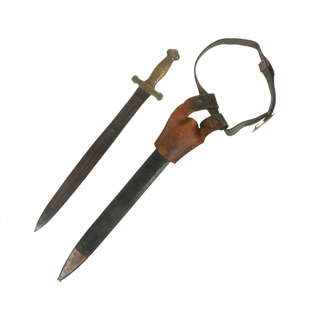 Original U.S. Civil War French Made Model 1832 Artillery Short Sword w ...
