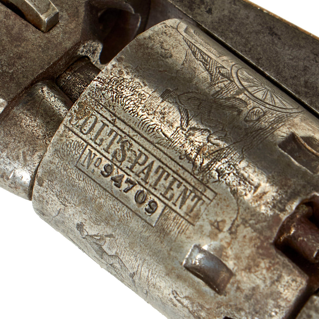 Original U.S. Civil War Colt M1849 Pocket Percussion Revolver with 6 ...