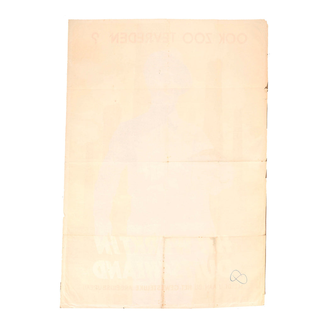 Original German WWII Dutch Occupation Propaganda Poster - Work in Germ ...