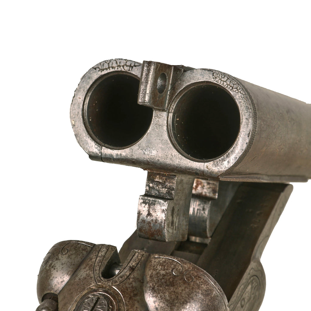 Original U.S. Belgian Made 12 Gauge Double Barrel Hammer Shotgun by Ne ...