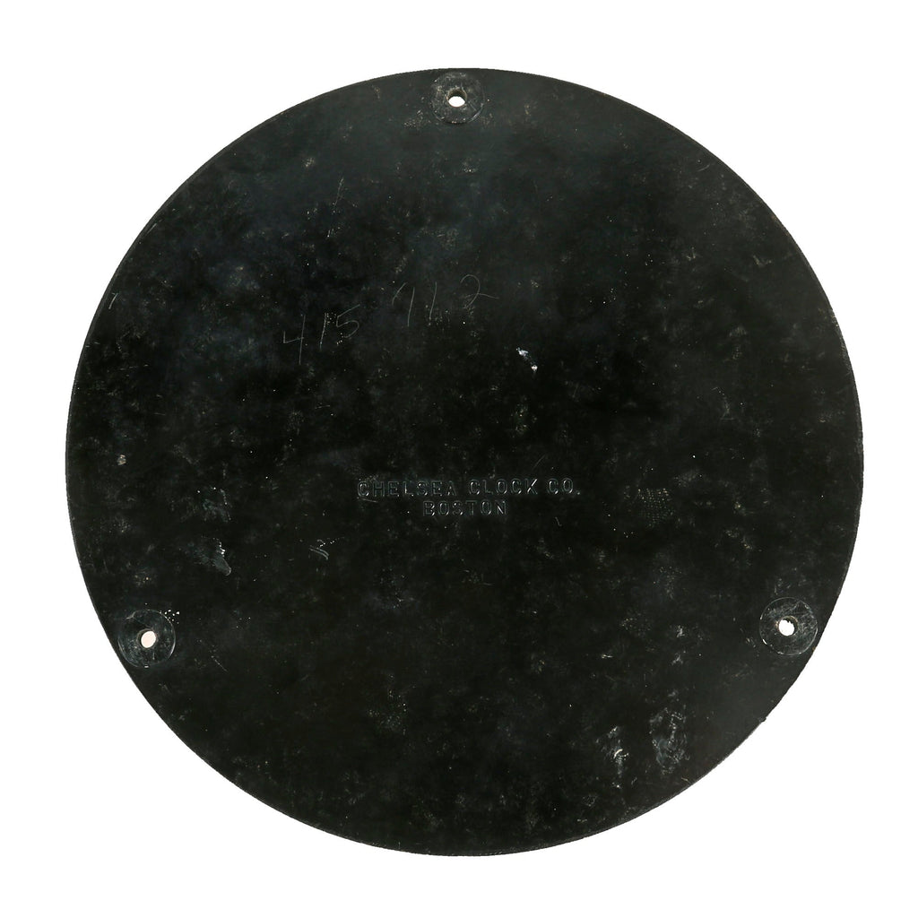 Original U.S. WWII US Navy 24 Hour Ship’s Clock by the Chelsea Clock C ...