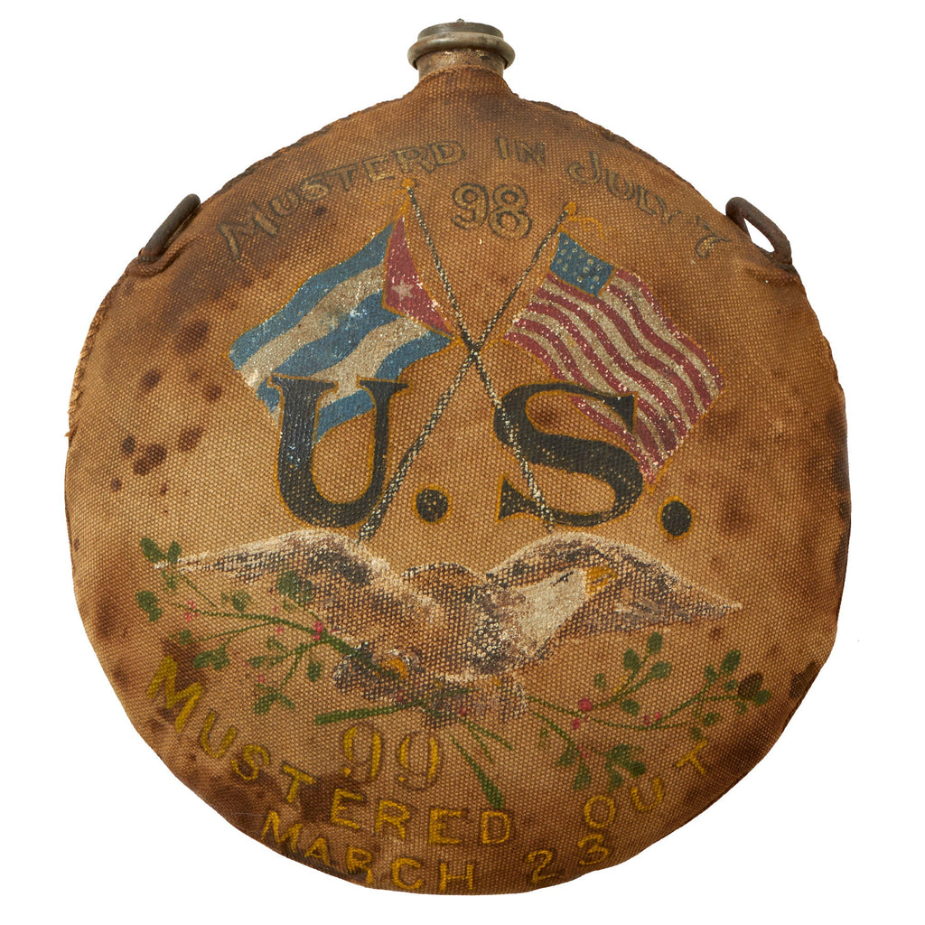 Original U.S. Indian Wars / Spanish-American War M1878 Canteen With Ve ...