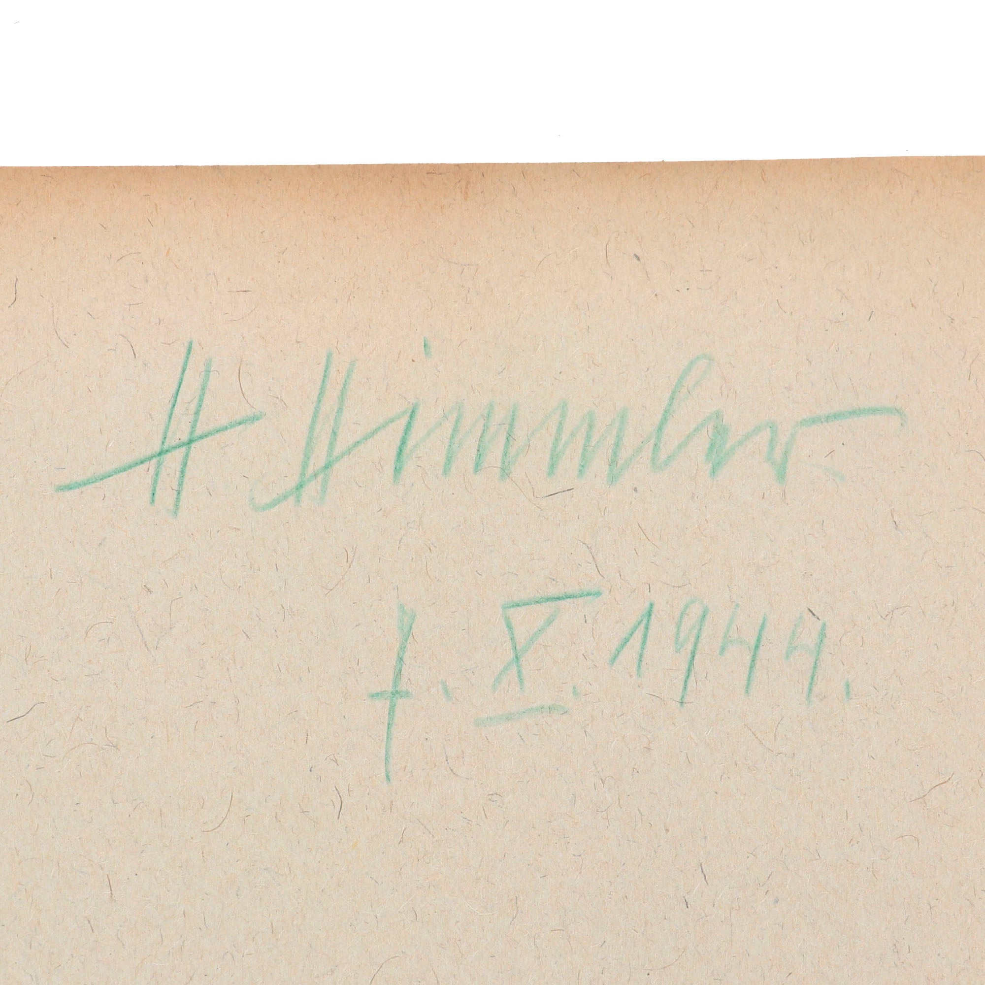 Original German WWII Heinrich Himmler Signed Copy of Heimat Am Dnjepr ...