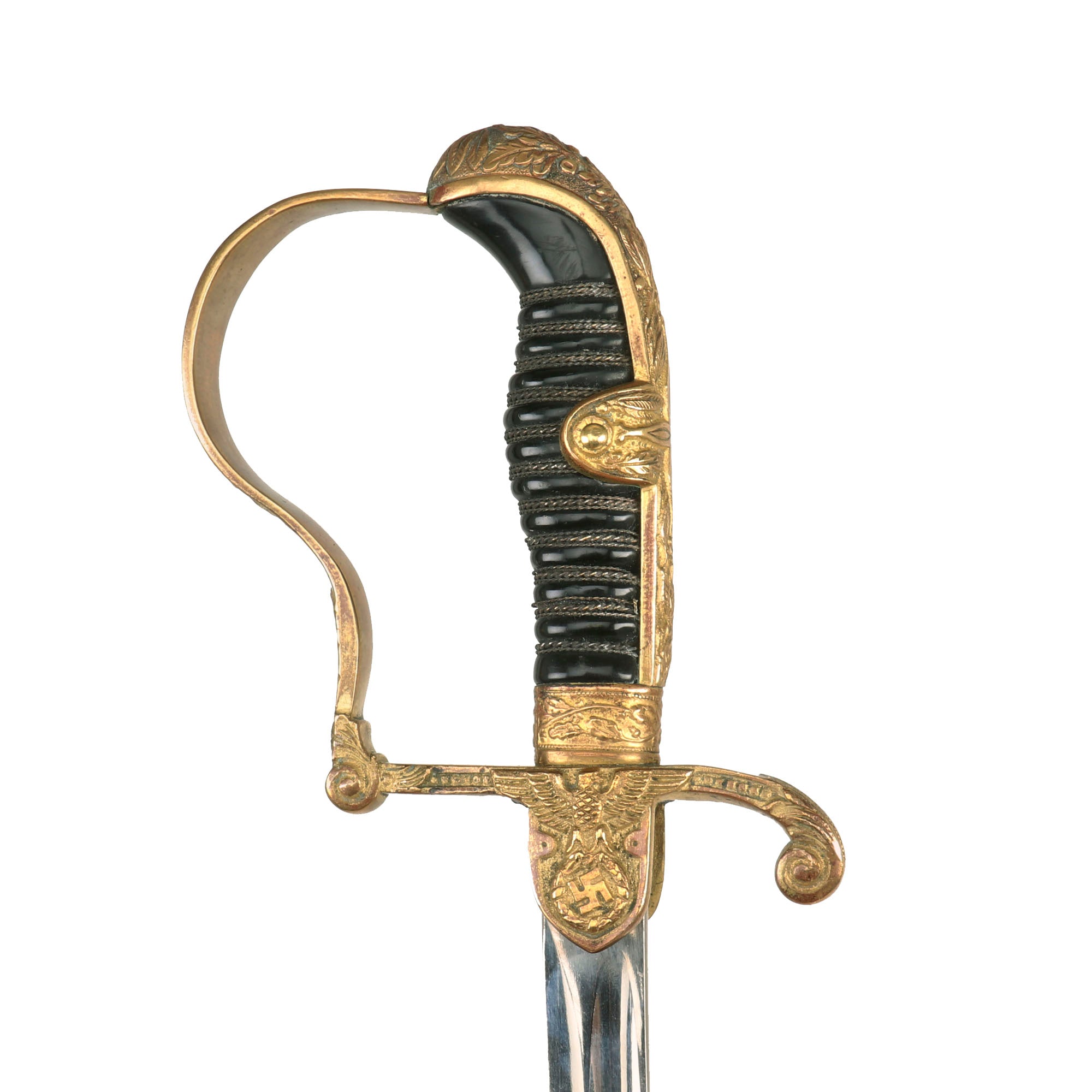 Original German WWII Army Officer Dove Head Sword by WKC Waffenfabrik ...