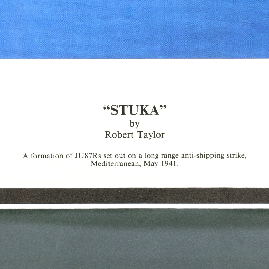 Original Artwork Print: “Stuka” Painting of German Luftwaffe Junkers J ...