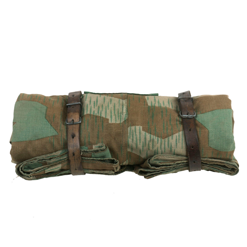 Original German WWII Zeltbahn Tent Quarter & Poncho in Splinter Camouf ...