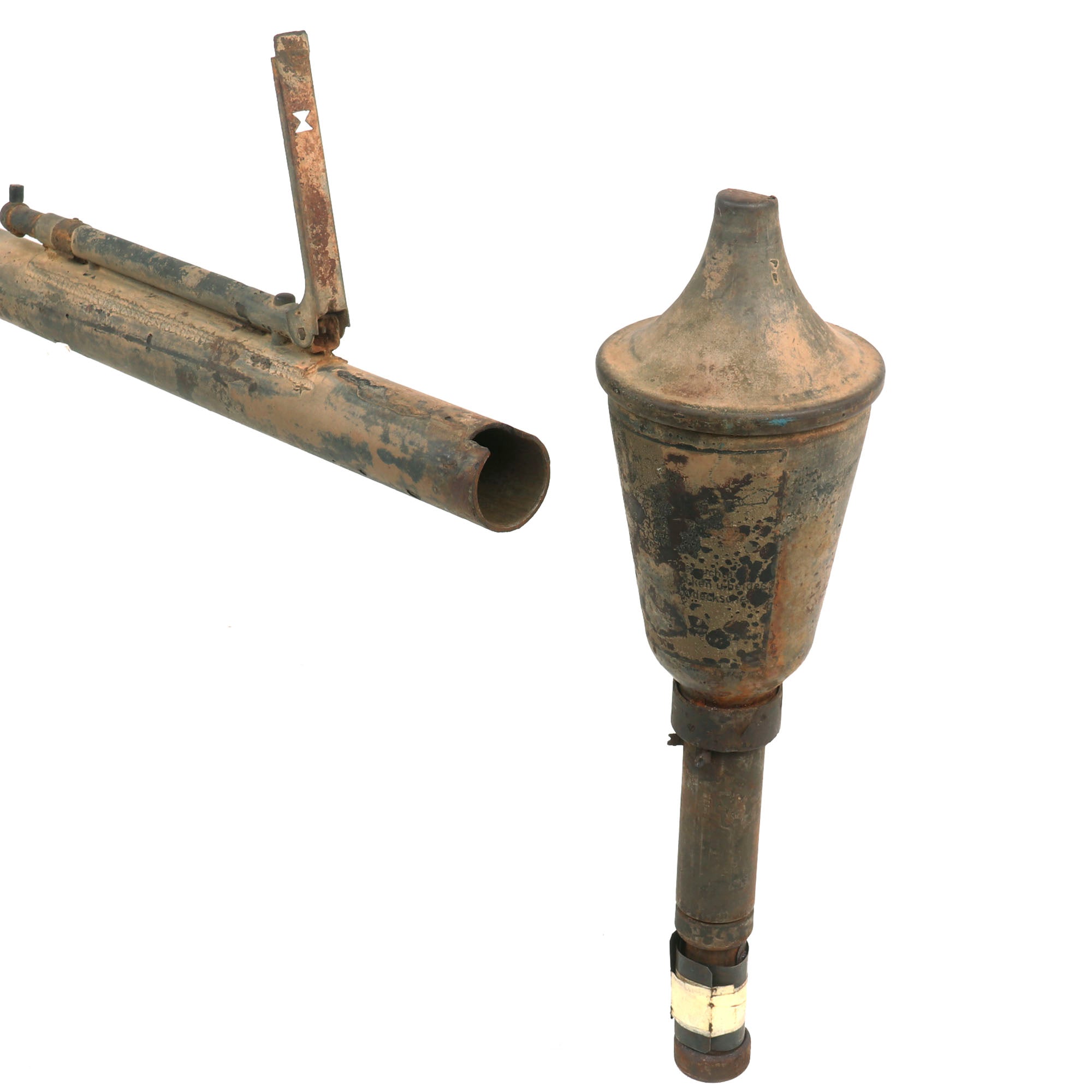 Original German WWII Panzerfaust 30 Klein Anti-Tank Launcher and Rocke ...