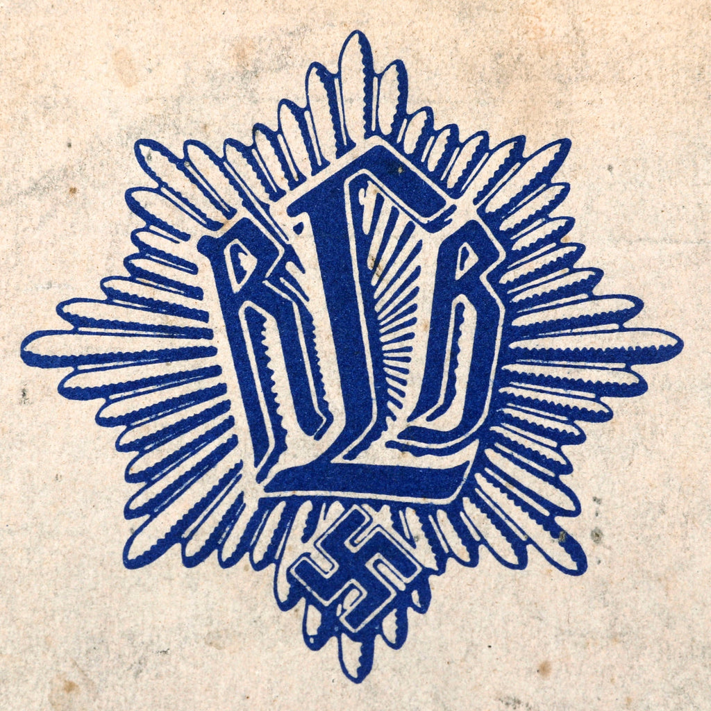 Original German WWII RLB Danziger Luftschutzbund Recruitment Poster wi ...