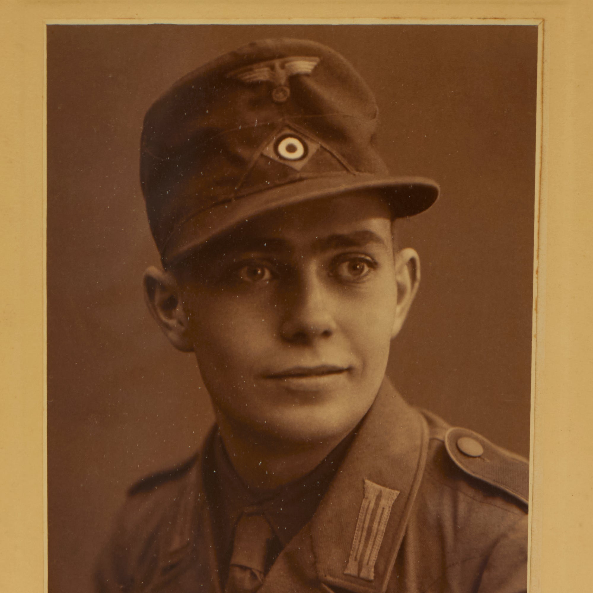 Original German WWII DAK Afrikakorps Enlisted Man Framed Large Portrai ...