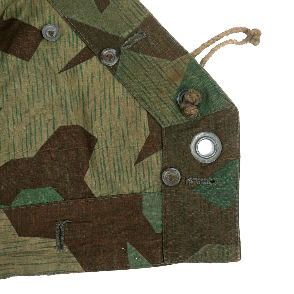 Original German WWII Zeltbahn Tent Quarter & Poncho in Splinter Patter ...