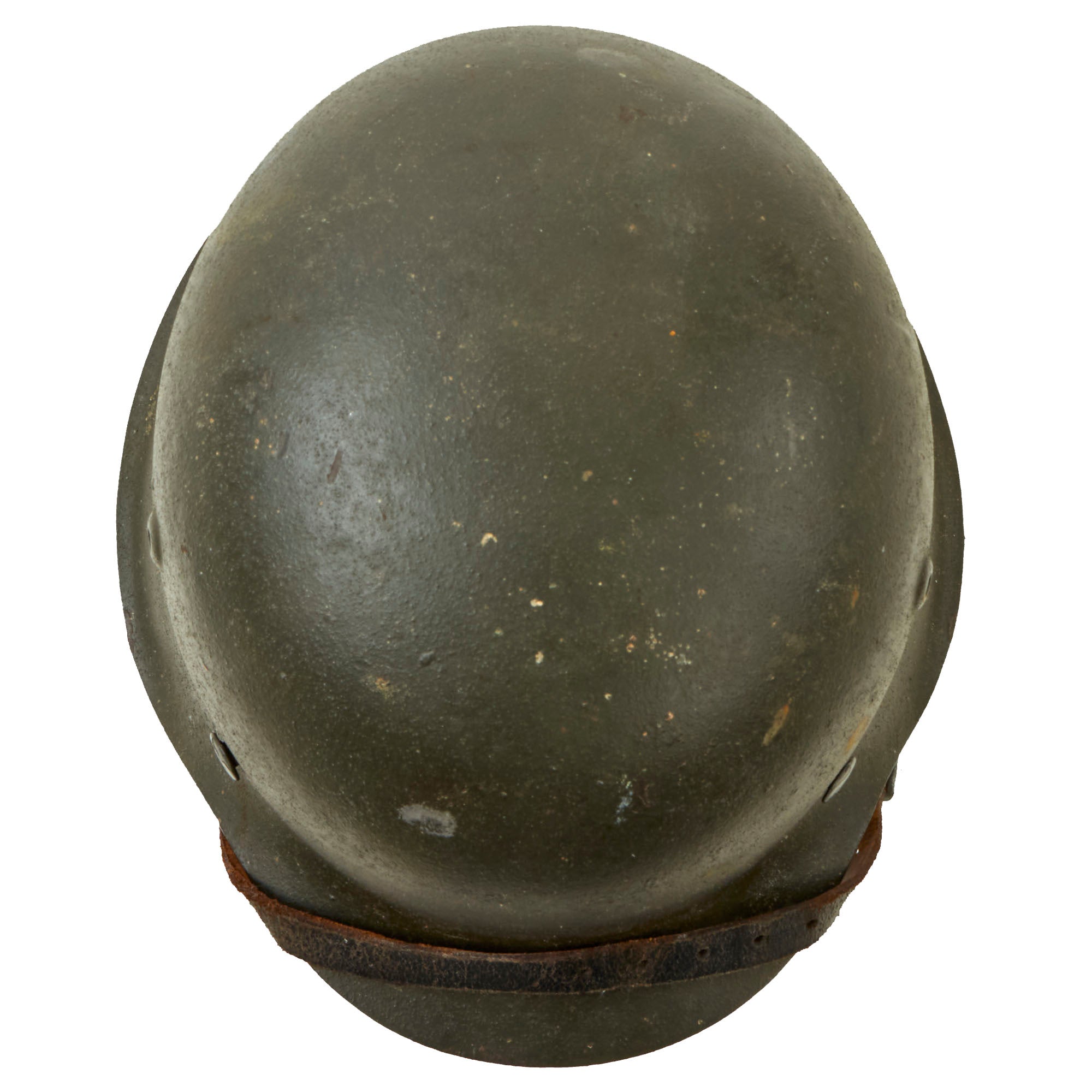 Original German WWII M42 Army Heer "No Decal" Textured Paint Helmet wi ...