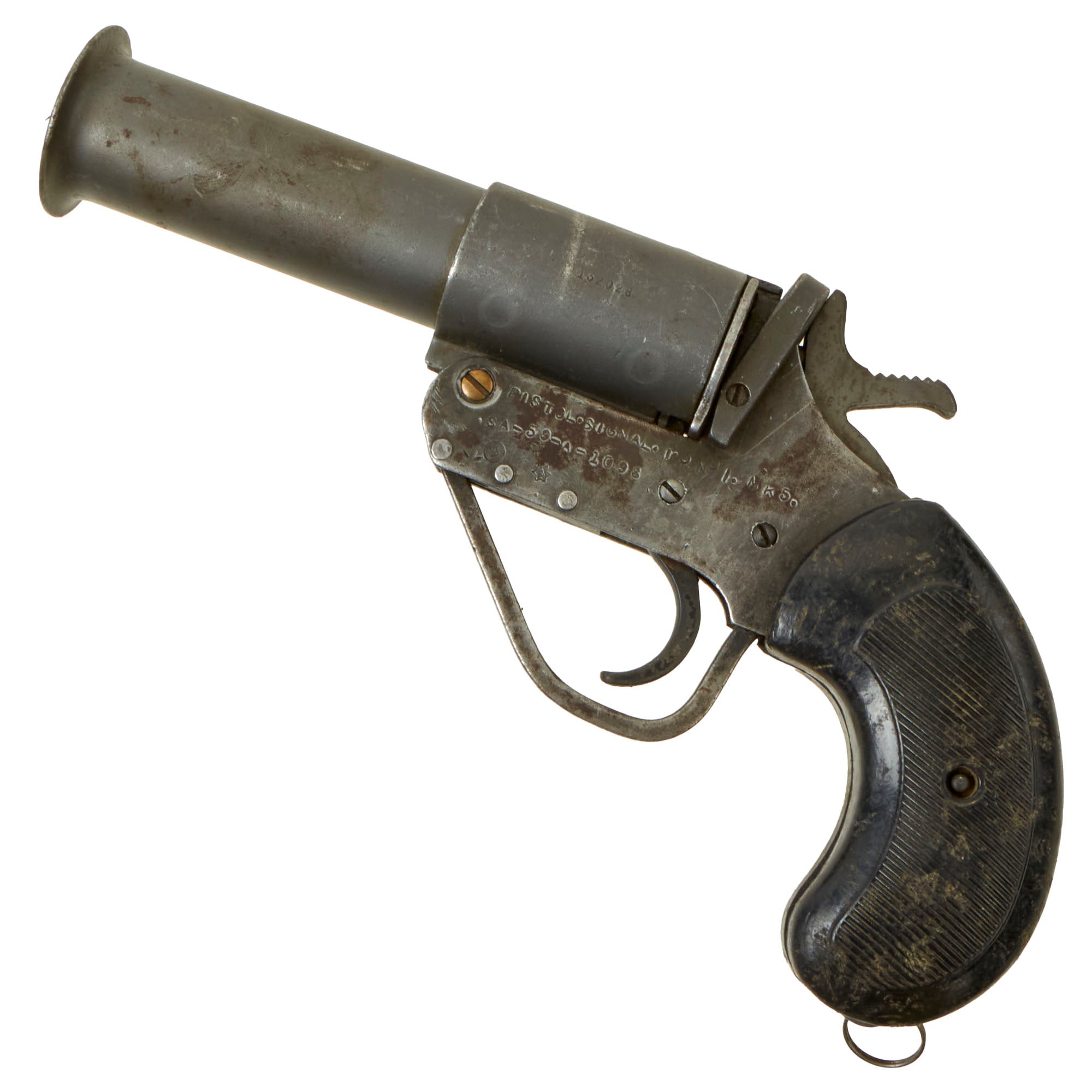 Original British WWII Webley No.1 Mk.5 Flare Signal Pistol with Plasti ...