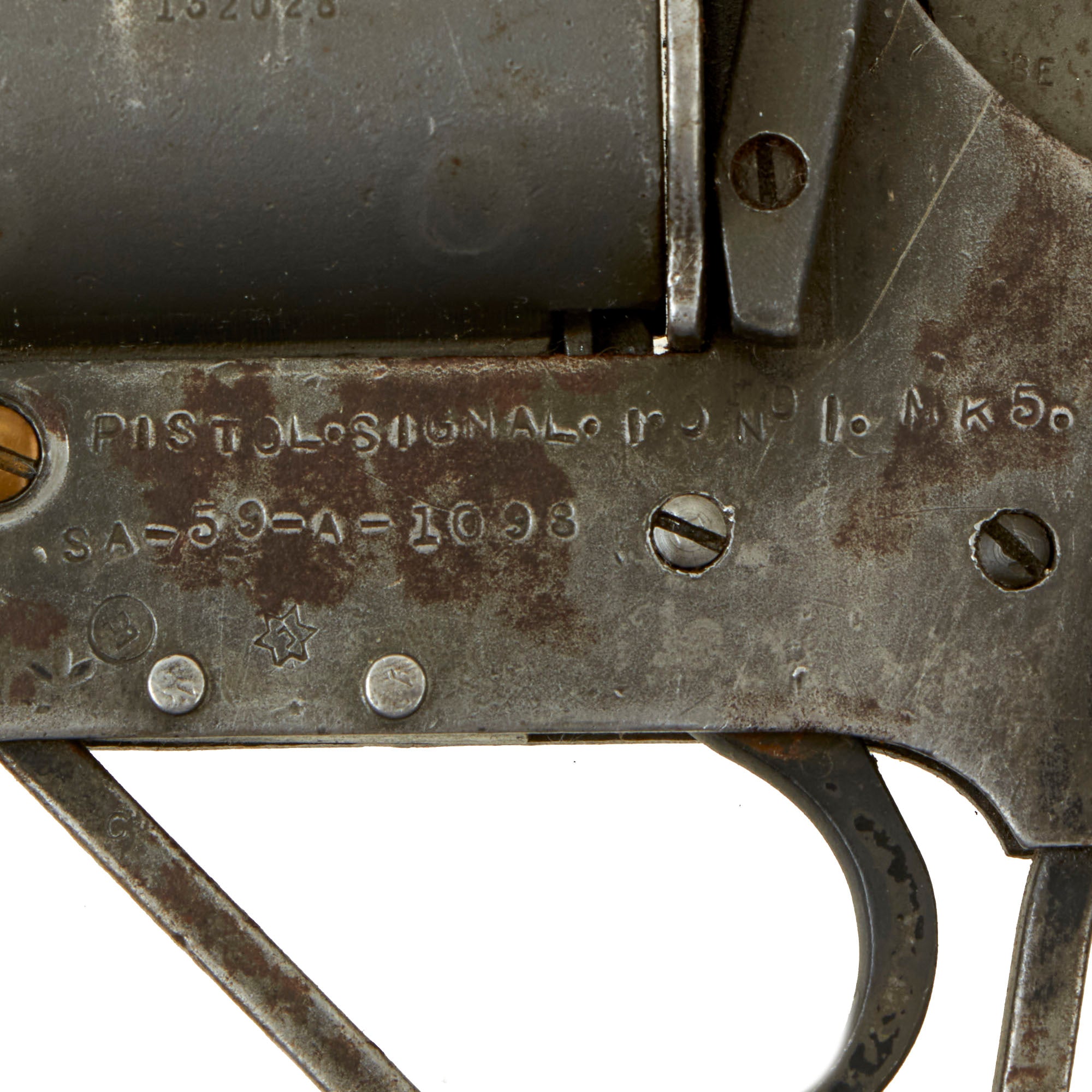 Original British WWII Webley No.1 Mk.5 Flare Signal Pistol with Plasti ...