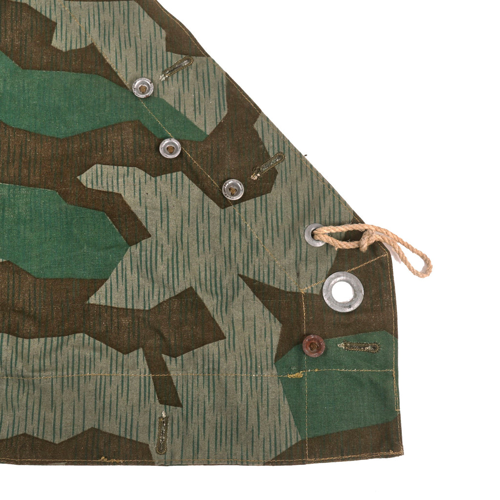 Original German WWII Zeltbahn Tent Quarter & Poncho in Splinter Patter ...