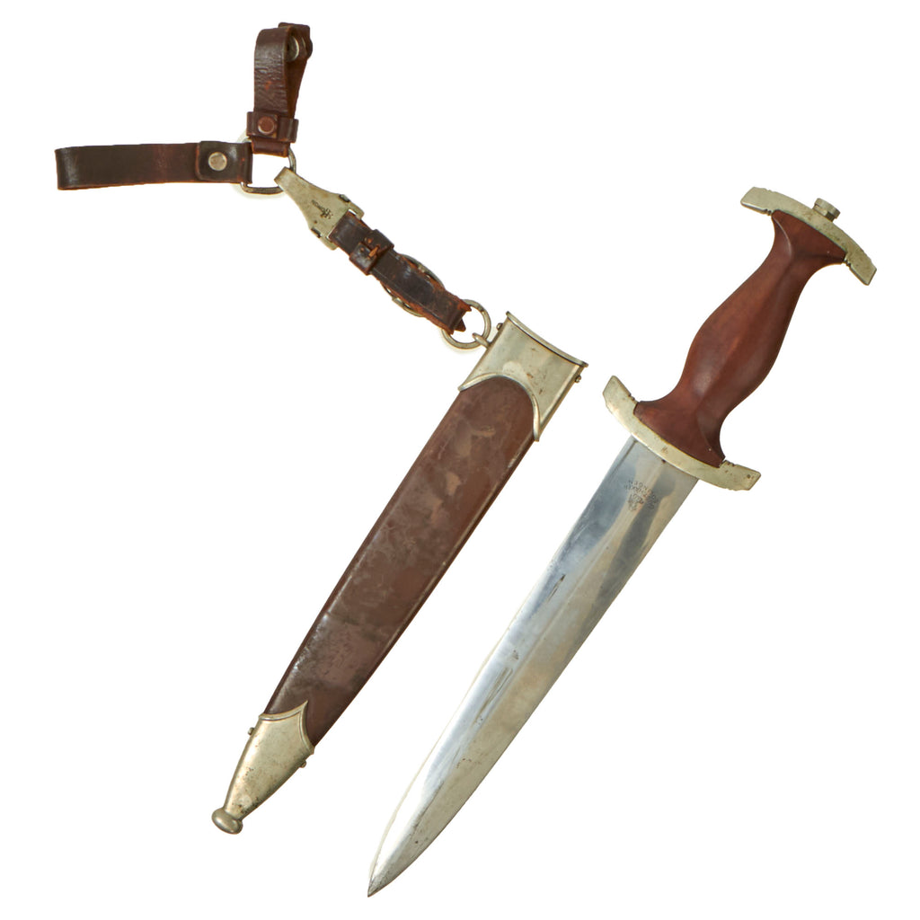 Original German Early WWII SA Dagger by Rare Maker Gust. Häker of Soli ...