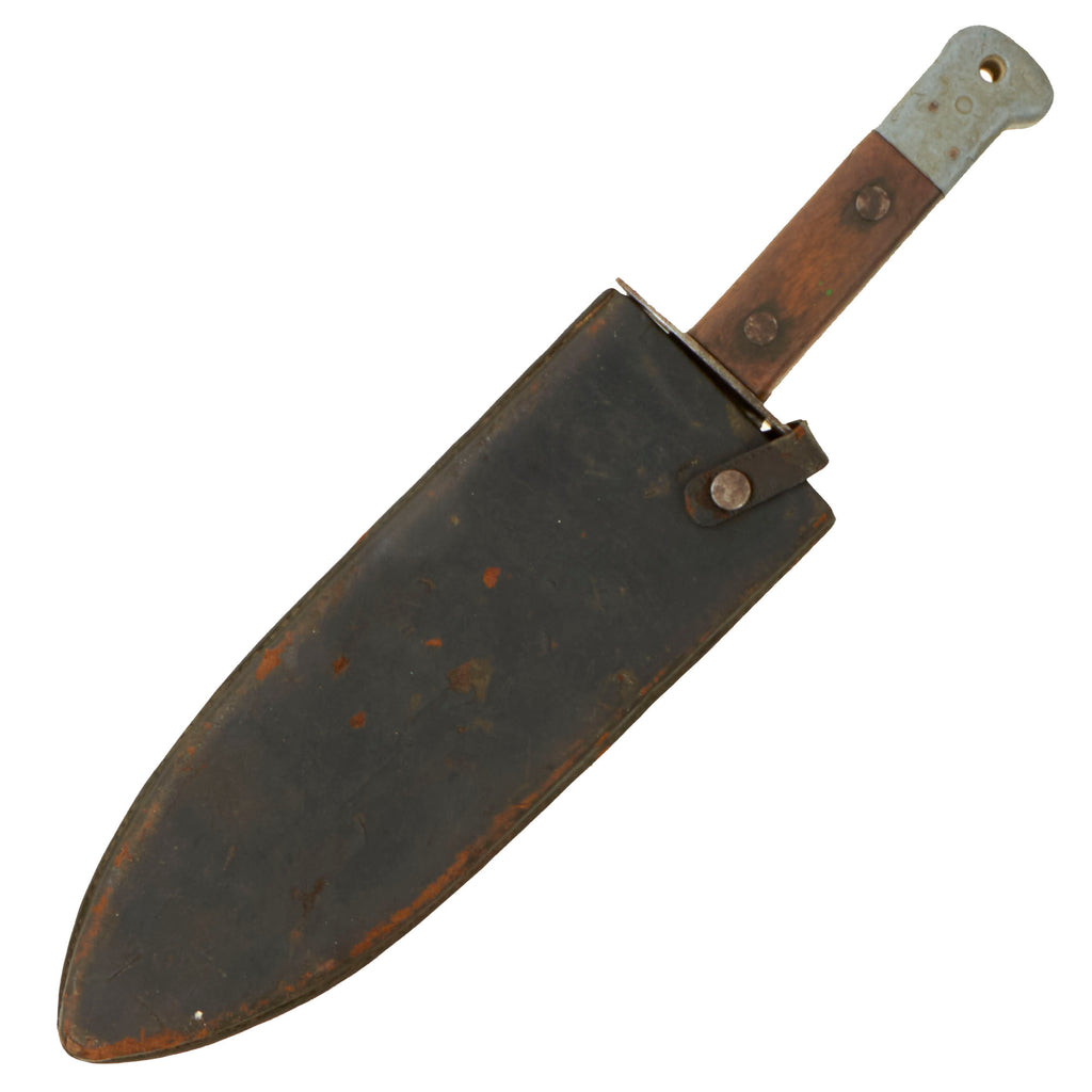 Original British WWII OSS Smatchet Heavy Fighting Knife with Scabbard ...