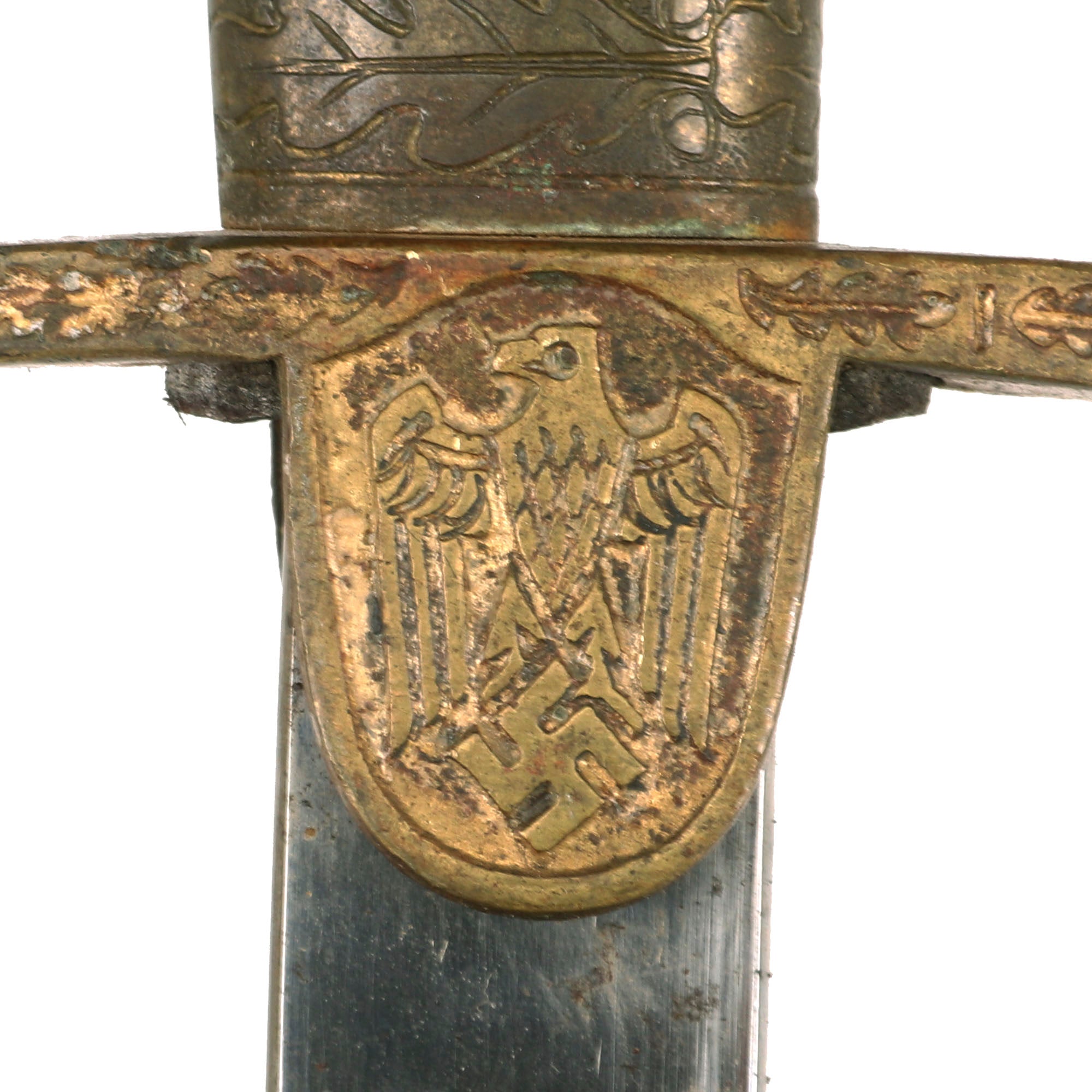 Original German WWII Officer's Dove Head Sword with Scabbard by ALCOSO ...