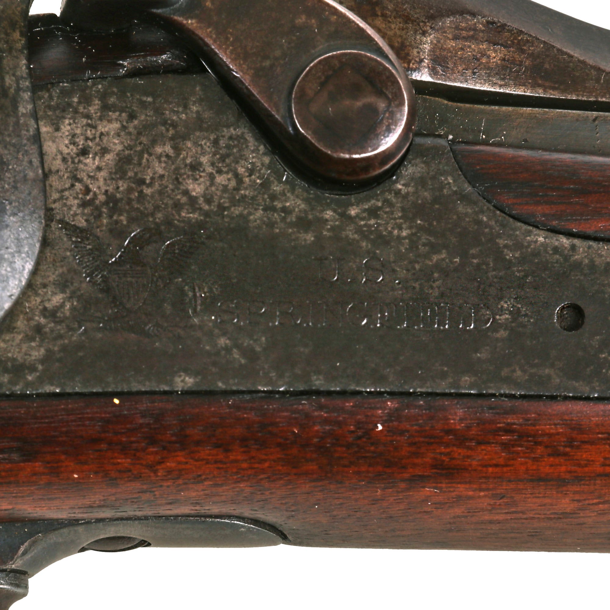 Original U.S. Springfield Trapdoor M1884 Saddle Ring Carbine with M187 ...