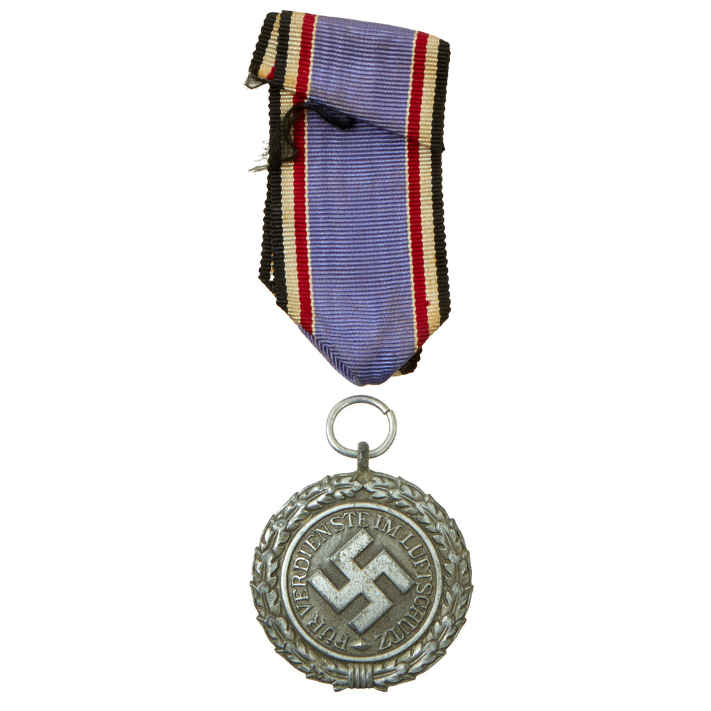 Original German WWII RLB Luftschutz Air Defense Honor Medal 2nd Grade ...