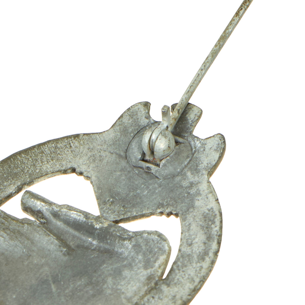 Original German WWII Silver Grade Panzer Assault Tank Badge by Rudolf ...