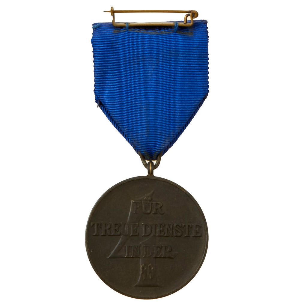 Original German WWII SS Four Year Long Service Award Medal with Ribbon ...