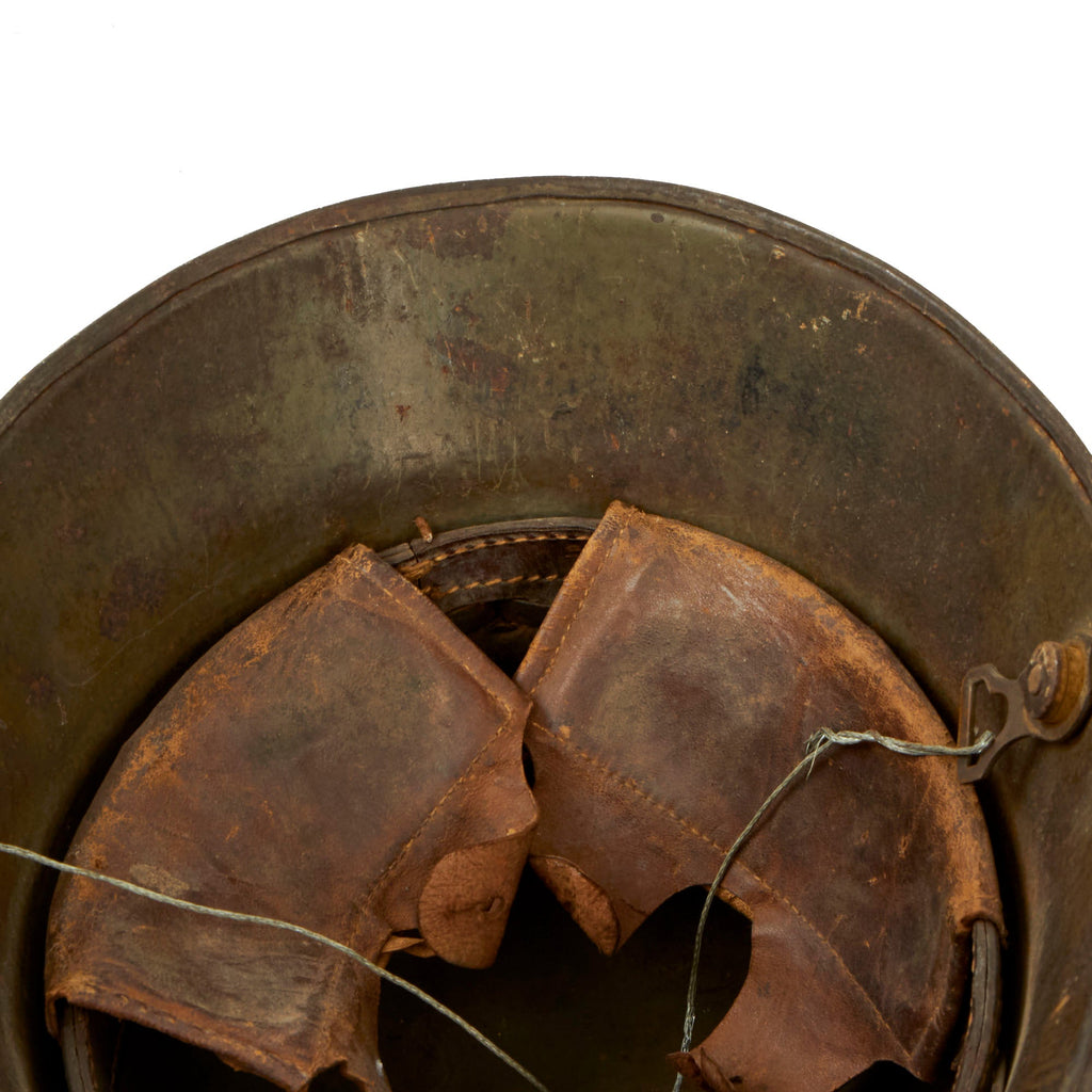 Original Imperial German WWI M16 Stahlhelm Helmet with Panel Camouflag ...