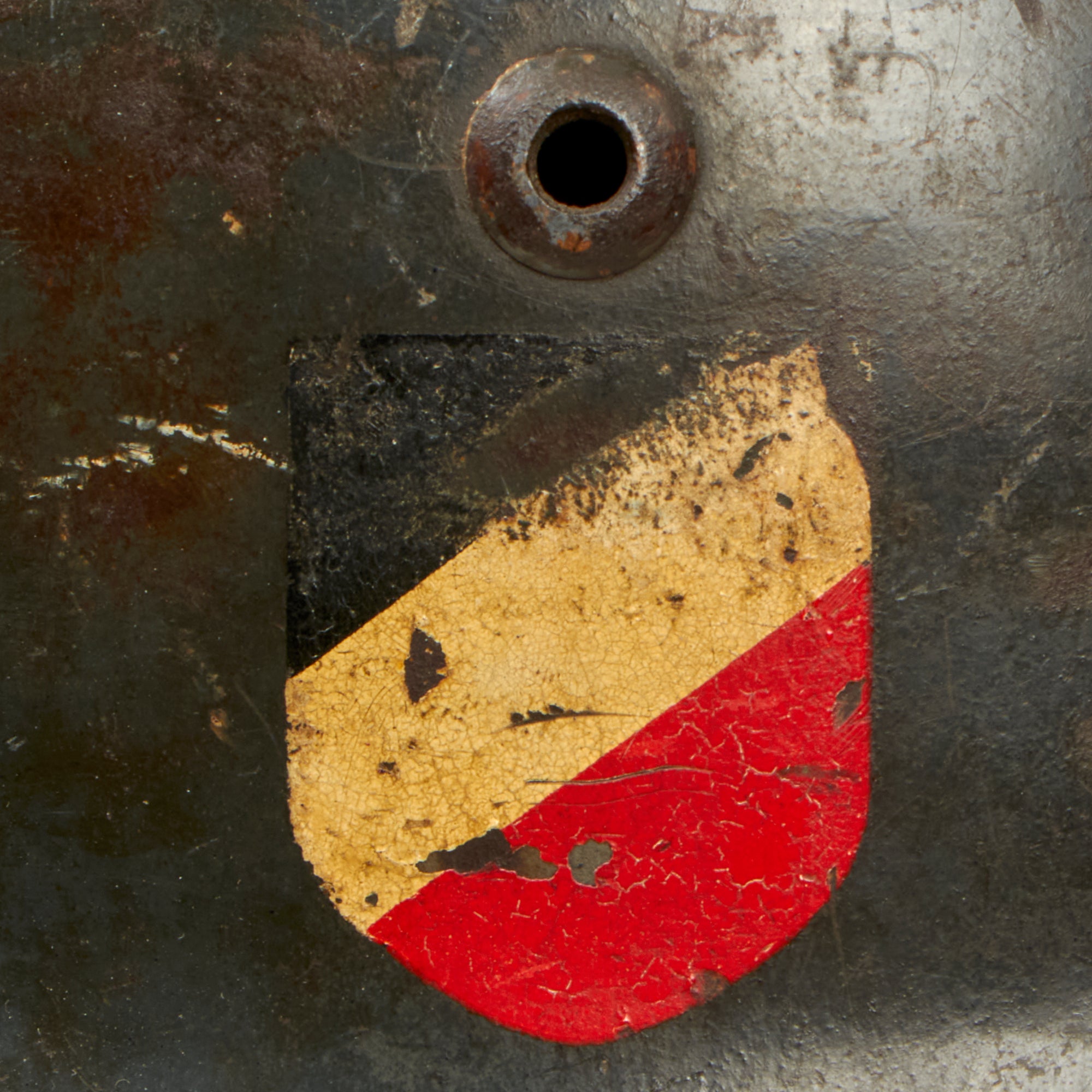 Original German WWII Luftwaffe M35 Double "Droop Tail" Decal Steel Hel ...