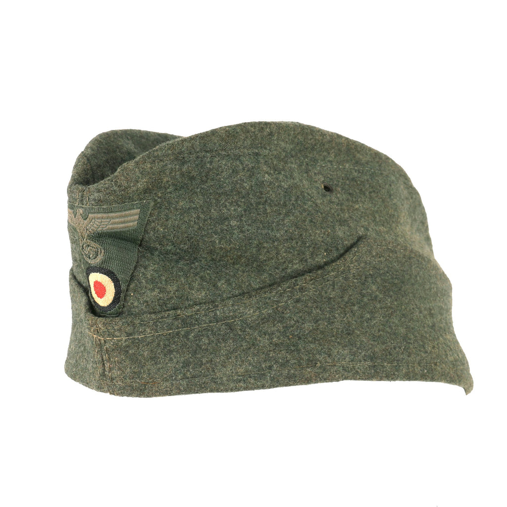 Original German WWII Heer Army EM-NCO Schiffchen M38 Overseas Cap with ...