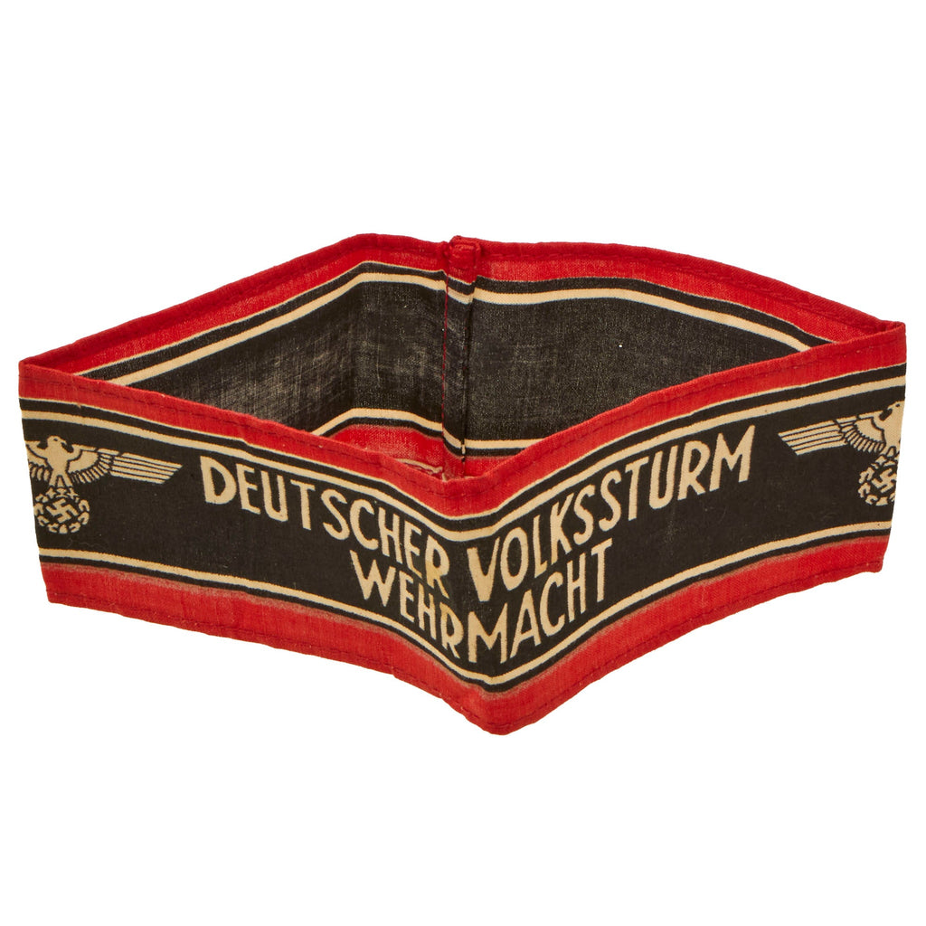 Original German WWII Deutscher Volkssturm Wehrmacht Armband - Service ...
