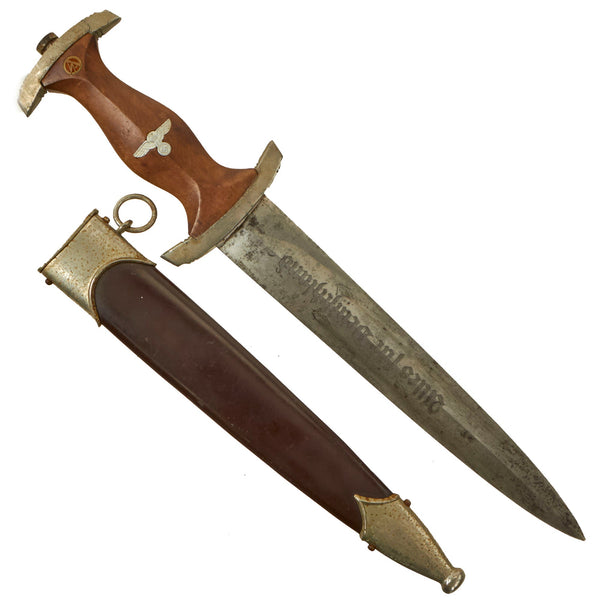 Original German WWII SA Dagger by WKC Waffenfabrik GmbH with Scabbard ...