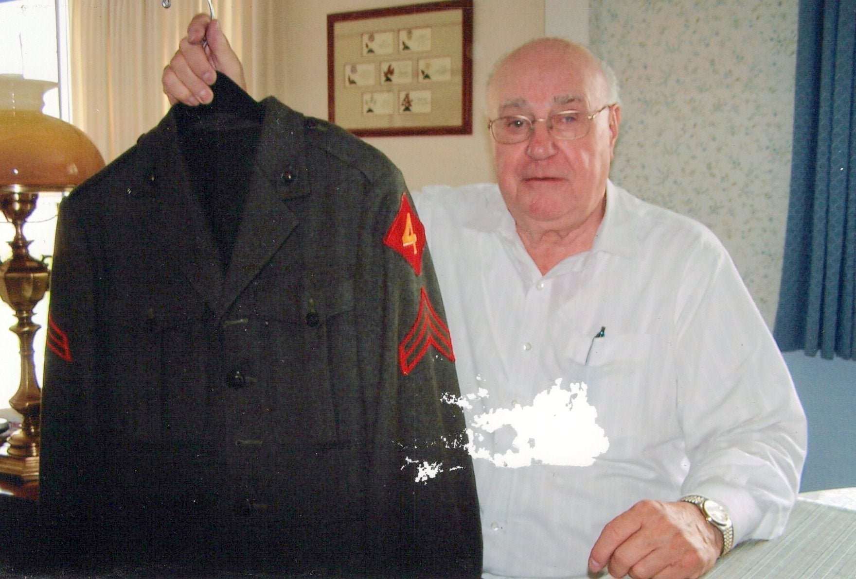 Original U.S. WWII Named Marine Corps Flamethrower Uniform & UNIS Mark ...