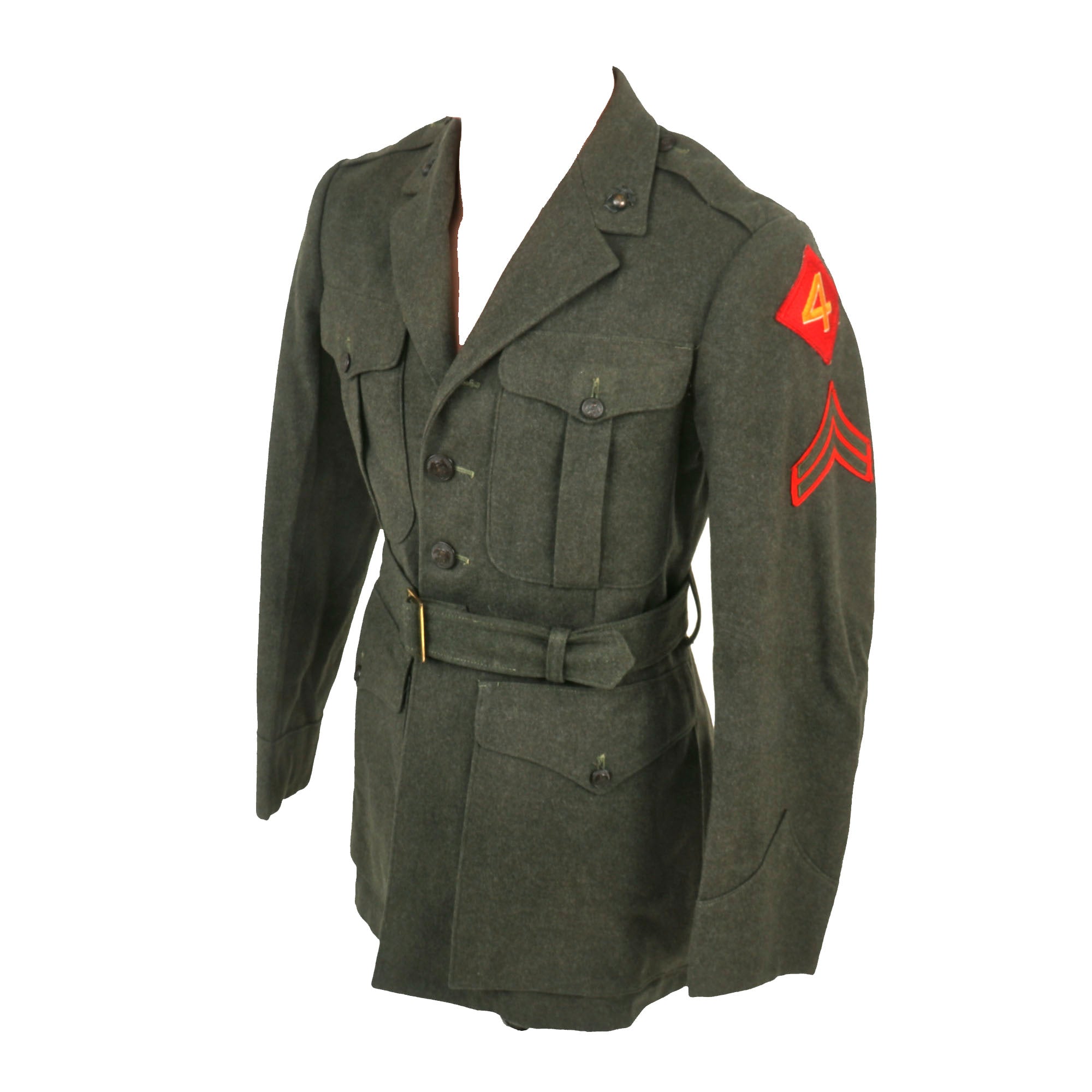 Original U.S. WWII Named Marine Corps Flamethrower Uniform & UNIS Mark ...