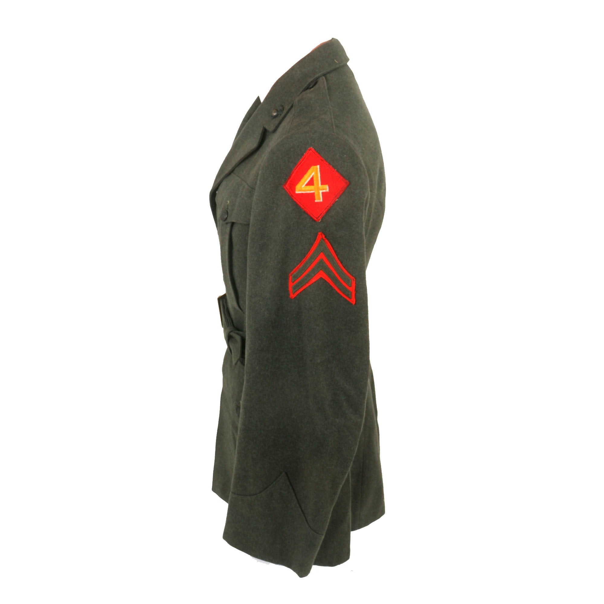 Original U.S. WWII Named Marine Corps Flamethrower Uniform & UNIS Mark ...