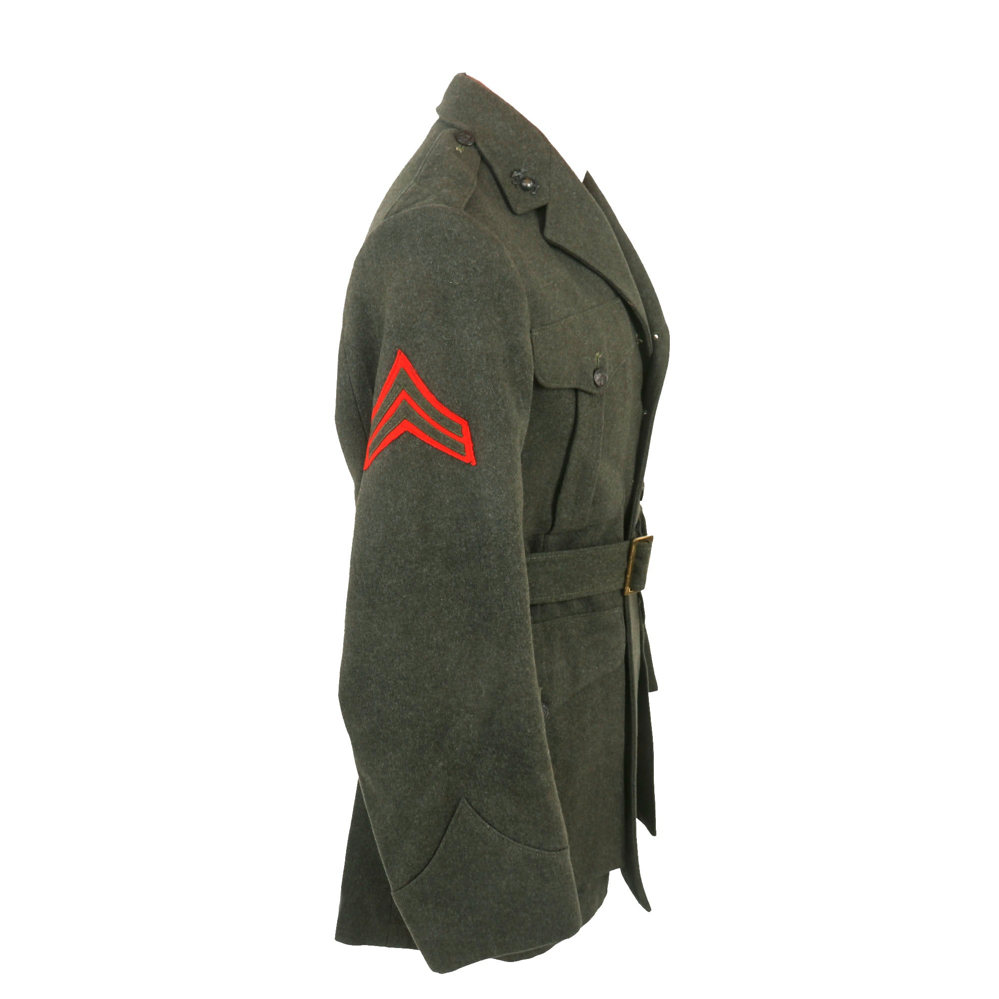 Original U.S. WWII Named Marine Corps Flamethrower Uniform & UNIS Mark ...