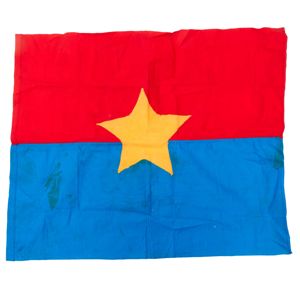 Original Vietnam War North Vietnamese Army Viet Cong Flag with Provena ...