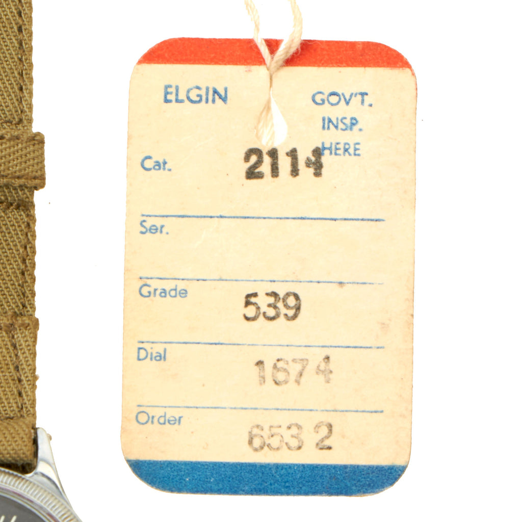 Original U.S. WWII New Old Stock A-11 USAAF Wrist Watch by Elgin With ...