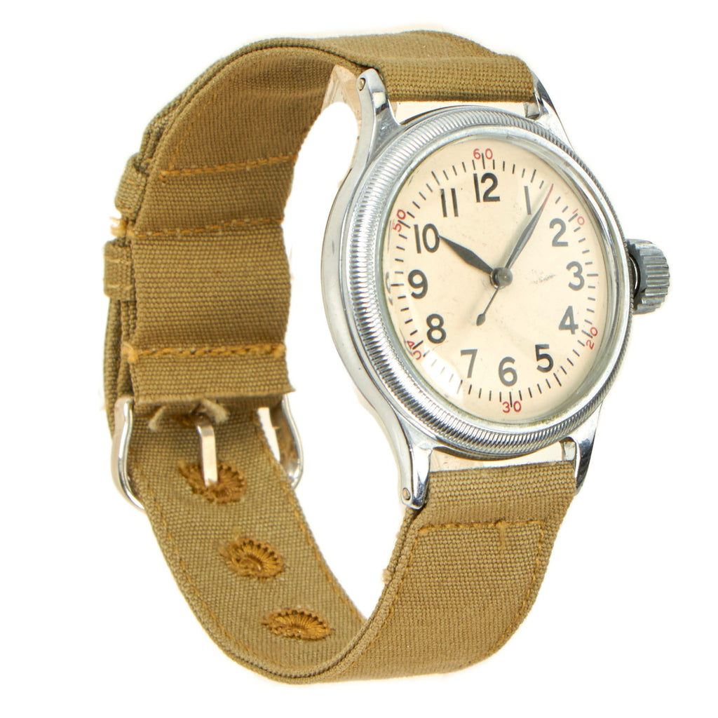 Original U.S. WWII Early Type A-11 USAAF Unissued Wrist Watch by Elgin ...