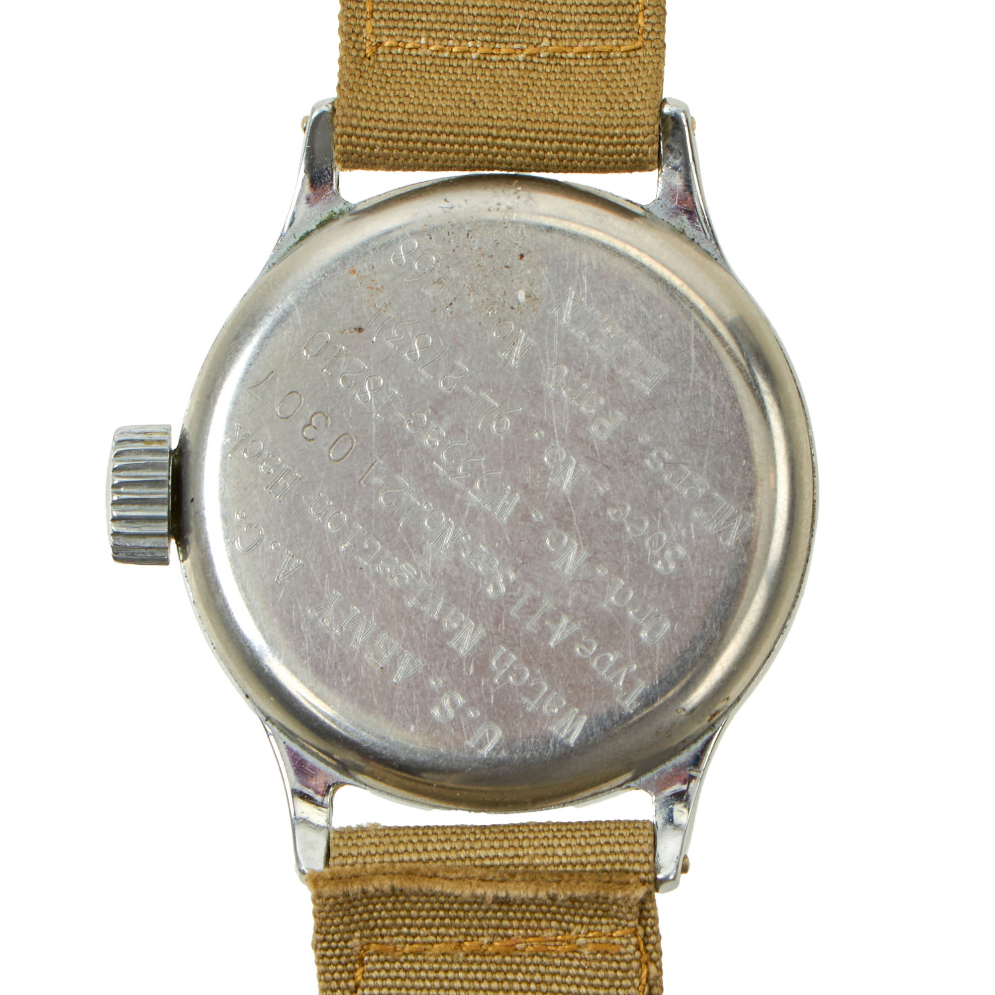 Original U.S. WWII Early Type A-11 USAAF Unissued Wrist Watch by Elgin ...