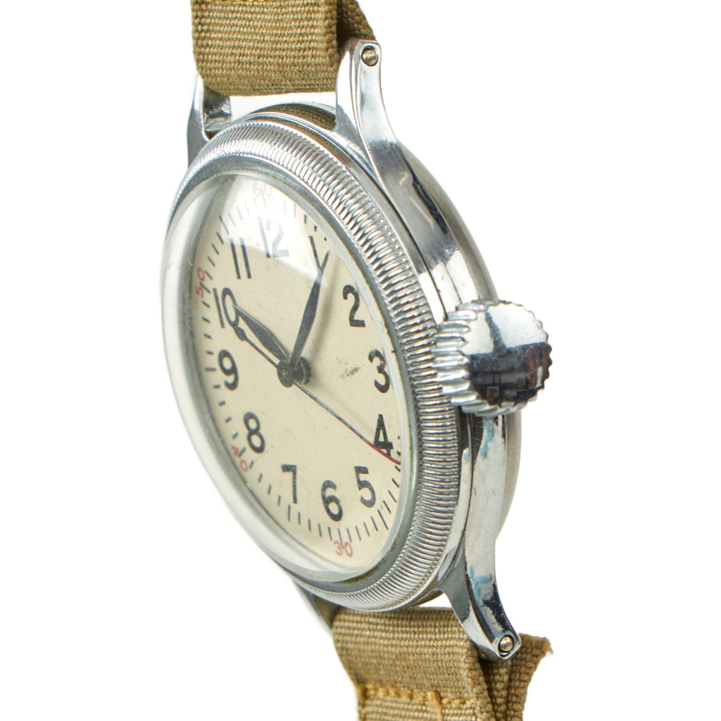 Original U.S. WWII Early Type A-11 USAAF Unissued Wrist Watch by Elgin ...