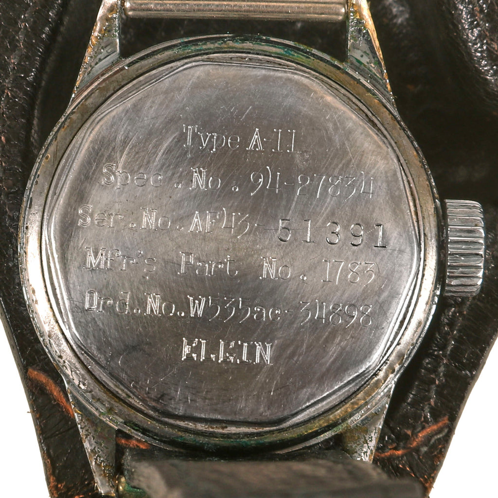 Original U.S. WWII New Old Stock 1943 Type A-11 USAAF Wrist Watch by E ...