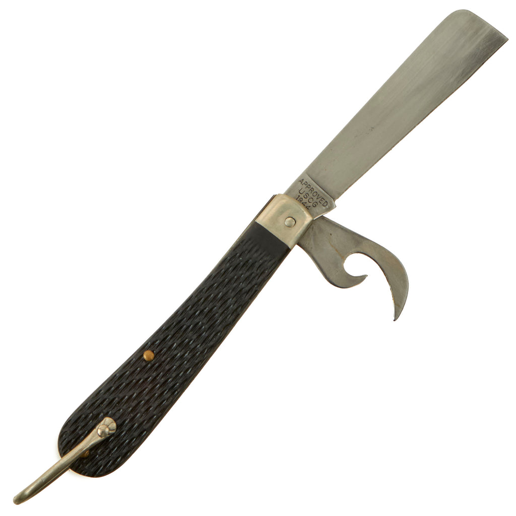 Original U.S. WWII Lot of Three Pocket Knives - Coast Guard Knife - Ca ...