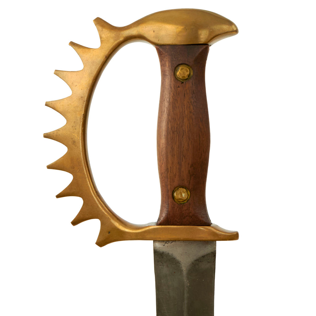 Original U.S. WWII M.H. Cole 9 Point Guard Knuckle Knife with Original ...