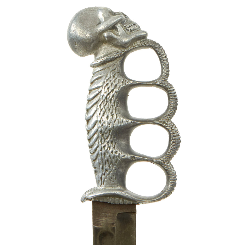 Original U.S. WWII E.W. Stone Skull Knuckle Guard Style Fighting Knife ...